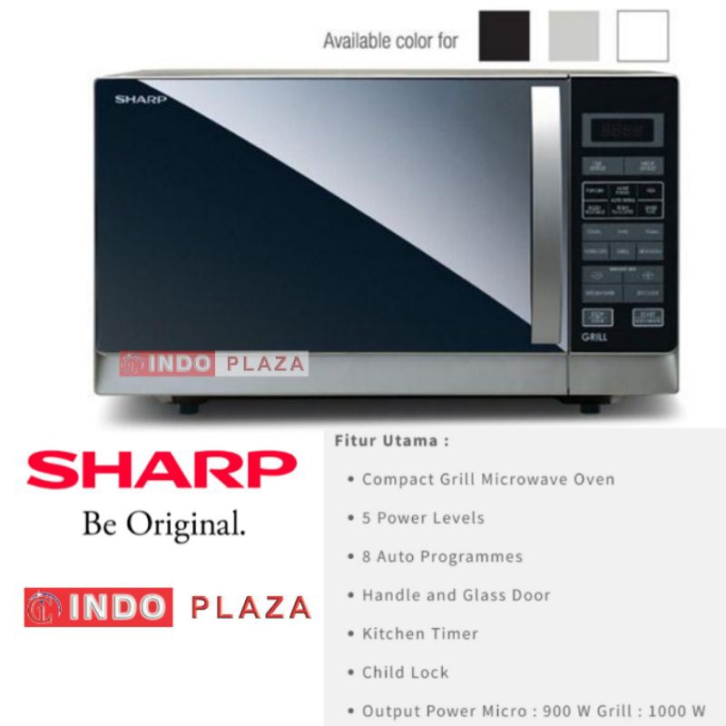 Jual MICROWAVE SHARP R-728-IN GRILL 25 Liter | Shopee Indonesia