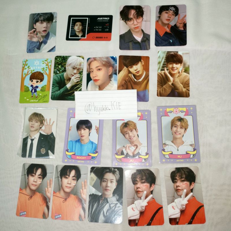 Jual PC PHOTOCARD ASTRO eunwoo, moonbin, mj, rocky, sanha, jinjin | Shopee Indonesia