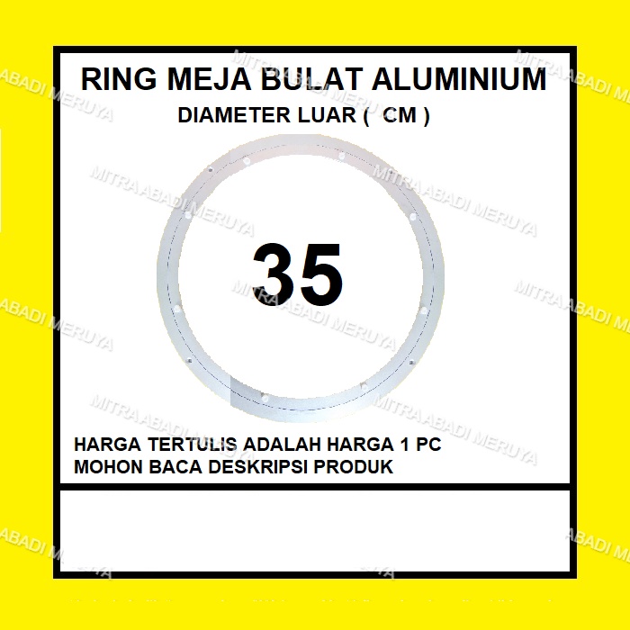 Jual Ring Meja 35 cm Bearing meja Laher Meja Roda Meja Putar Bulat ...