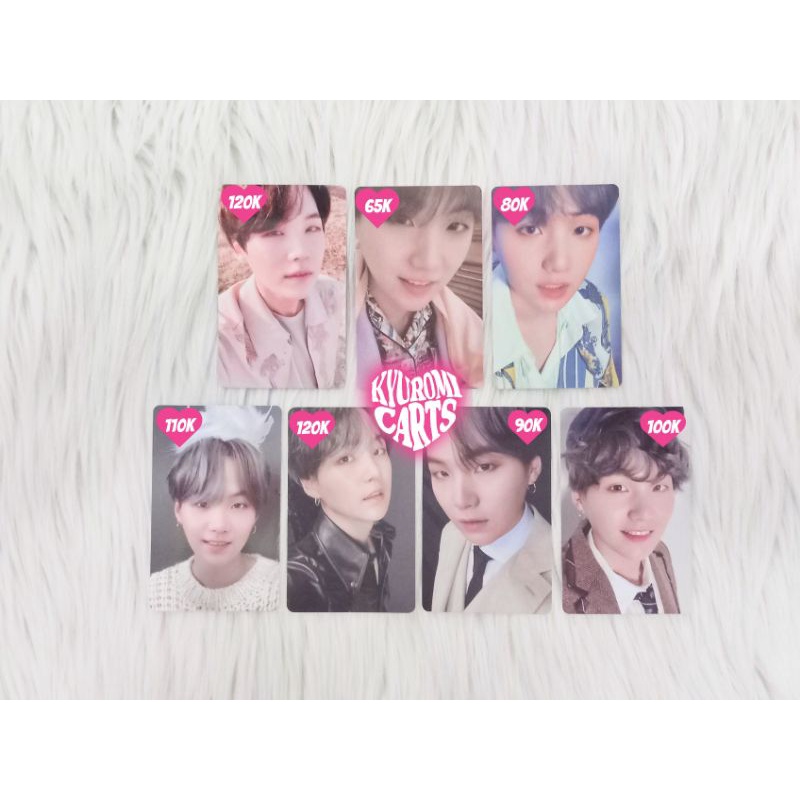 Jual bts yoongi suga pc photocard tear y persona mots7 v1 v2 v3 v4 ...