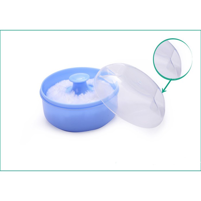 Jual Kotak Bedak Bayi Tempat Bedak Puff Box Baby Powder Puff With Case ...