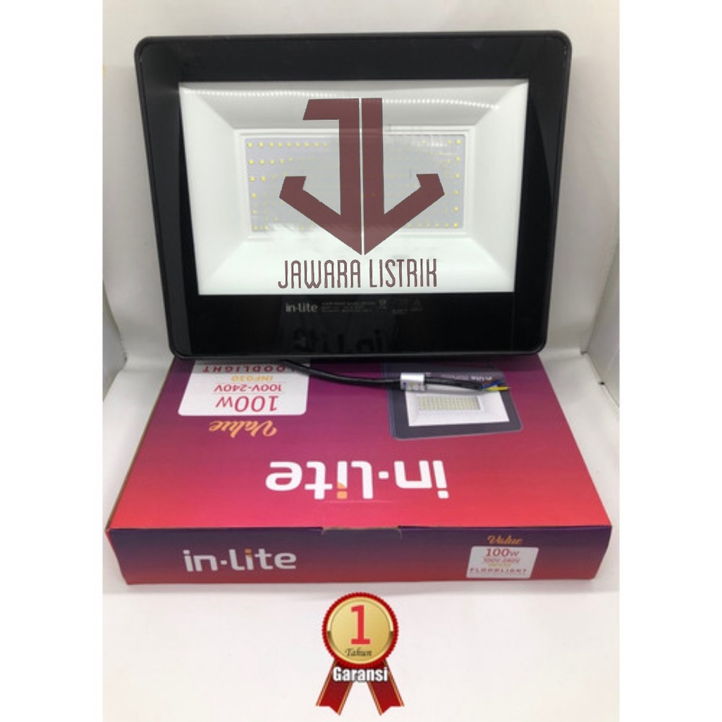 Jual IN-LITE INLITE FLOODLIGHT LAMPU SOROT LED VALUE INF030 100 WATT ...