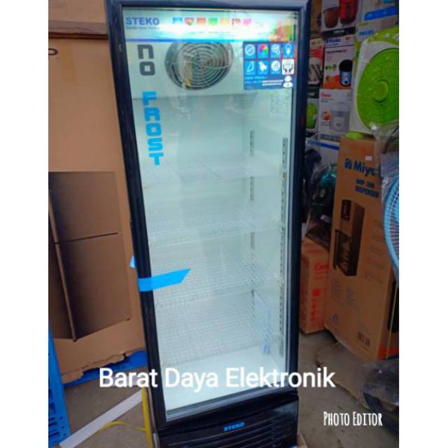 Jual SHOWCASE PENDINGIN MINUMAN STEKO MG 220 4 RAK DISPLAY COOLER ...