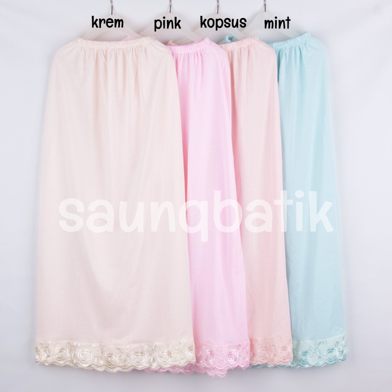 Jual RENDA ROK KULOT PANJANG Wanita Underok Muslim Androk Wanita ...