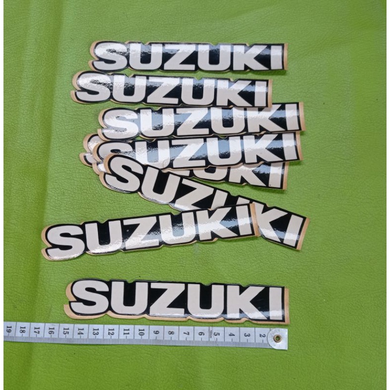 Jual stiker striping tulisan suzuki panjang 14 cm | Shopee Indonesia