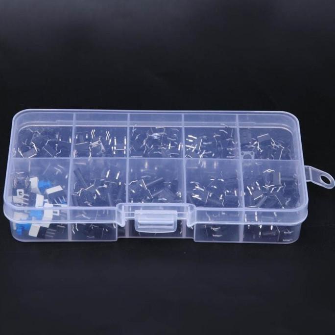 Jual Kios Tabatha 180pcs 10 Models Saklar Push Button Switch Micro Tactile Switches Box