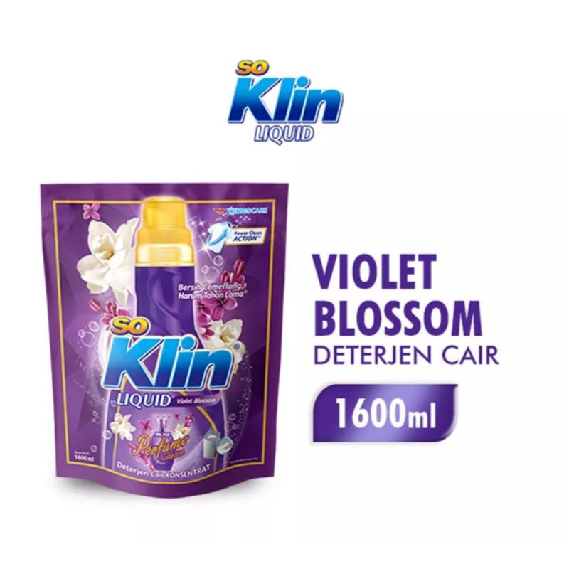Jual So Klin Liquid Detergent Cair Violet Blossom ,, Provence Lavender ...