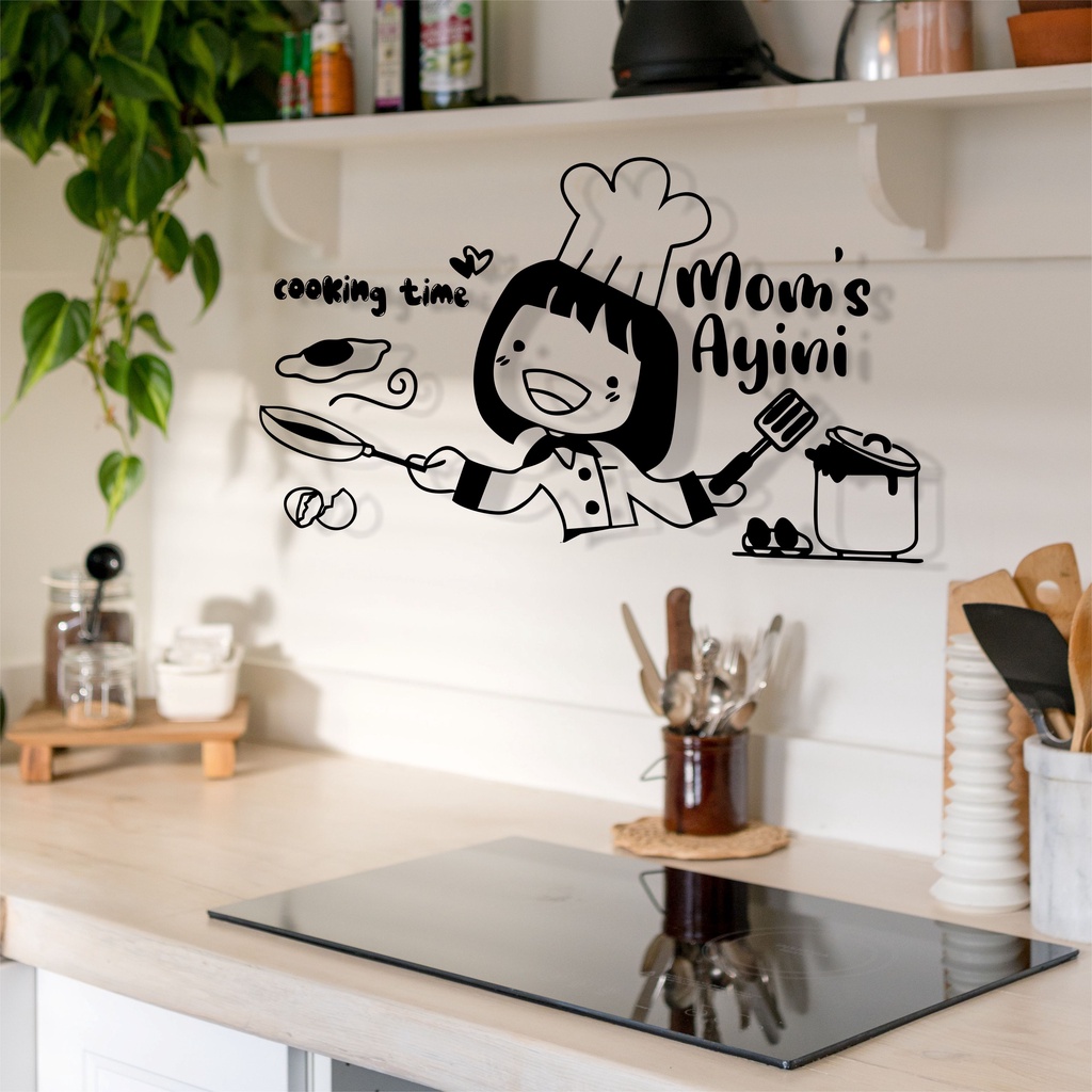 Jual STIKER DINDING KITCHEN DAPUR HIASAN DEKORASI DINDING BISA CUSTOM ...