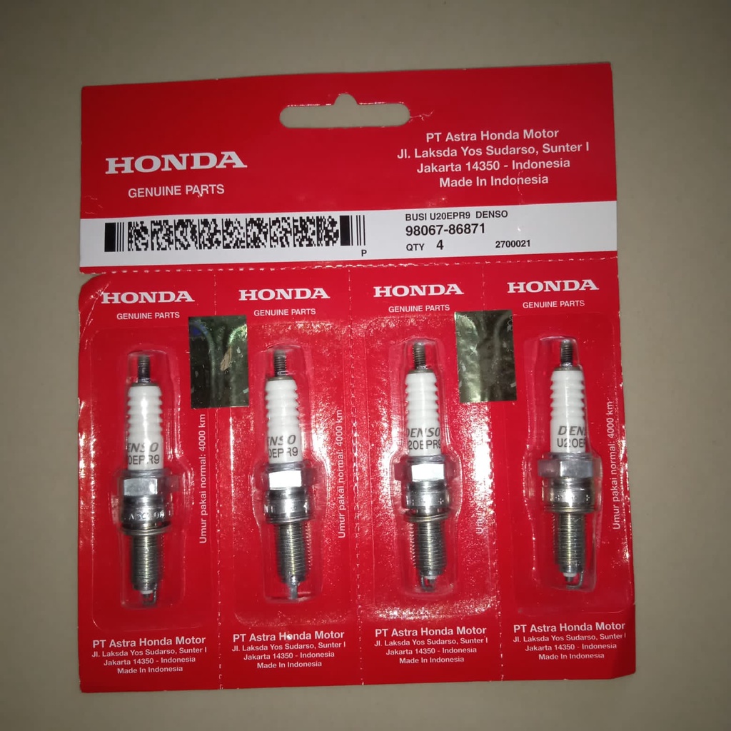 Jual Busi Kharisma, Beat, Supra 125 98067-86871 Busi U20EPR9 original ...