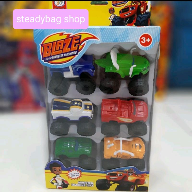 Jual Mobil Blaze Mainan mobil blaze and the monster machine set/Bonus ...