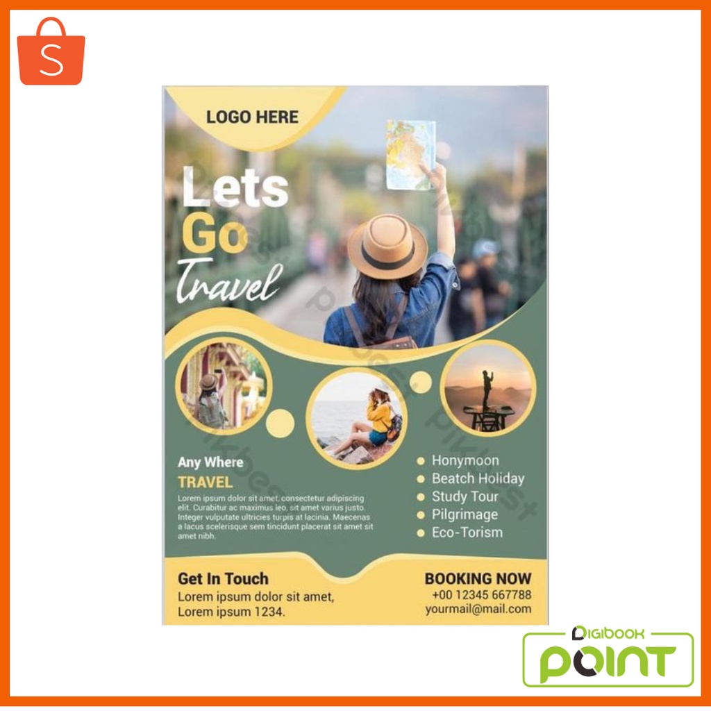 Jual Cetak Brosur Ukuran A5 - Isi 500 Lembar - Paket Brosur | Shopee ...