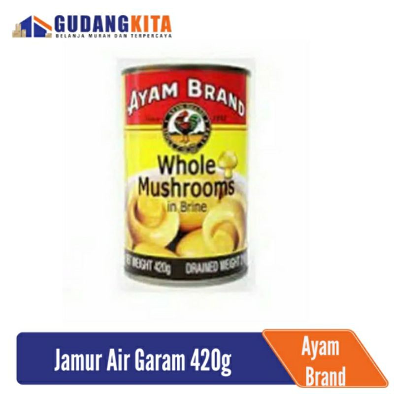 Jual Jamur Air Garam Kalengan Ayam Brand 420gr | Shopee Indonesia