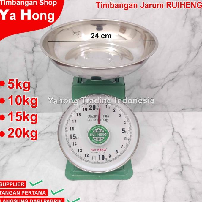 Jual Timbangan Jarum Ayam Daging Buah Sayur RUIHENG 5kg 10kg 15kg 20kg ...
