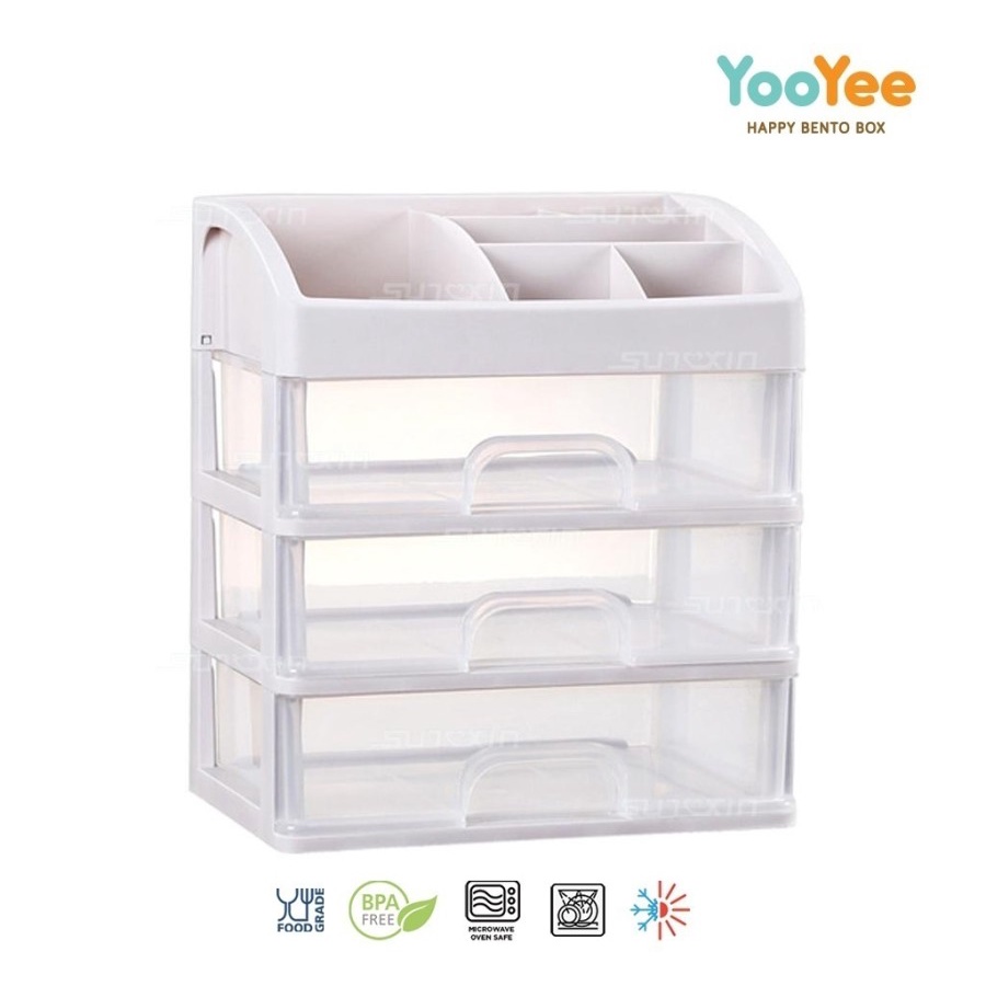 Jual Yooyee Rak Kosmetik Susun 3 laci susun BY-03 | Shopee Indonesia