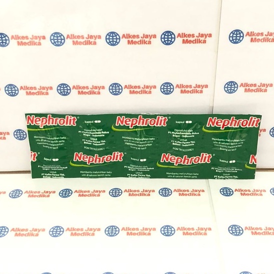 Jual Nephrolit Isi 5 tablet - Obat Peluruh Batu Urin | Shopee Indonesia