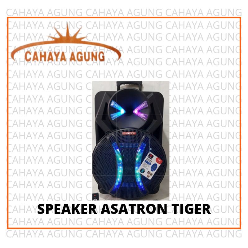 Jual SPEAKER ASATRON TIGER 2 MIC RADIO BLUETOOTH PORTABLE | Shopee ...