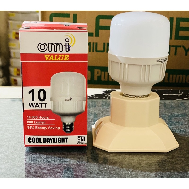 Jual LAMPU LED T-BULB 10 WATT OMI VALUE | Shopee Indonesia