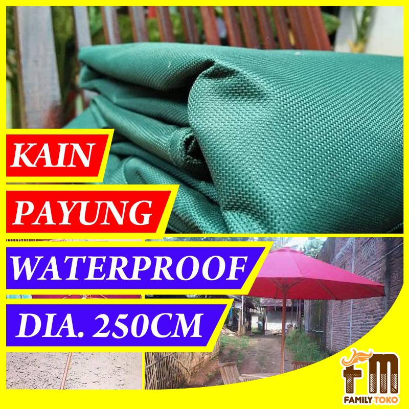 Jual KAIN TENDA PAYUNG DIAMETER 250 CM / KAIN TENDA PAYUNG TAMAN / KAIN ...