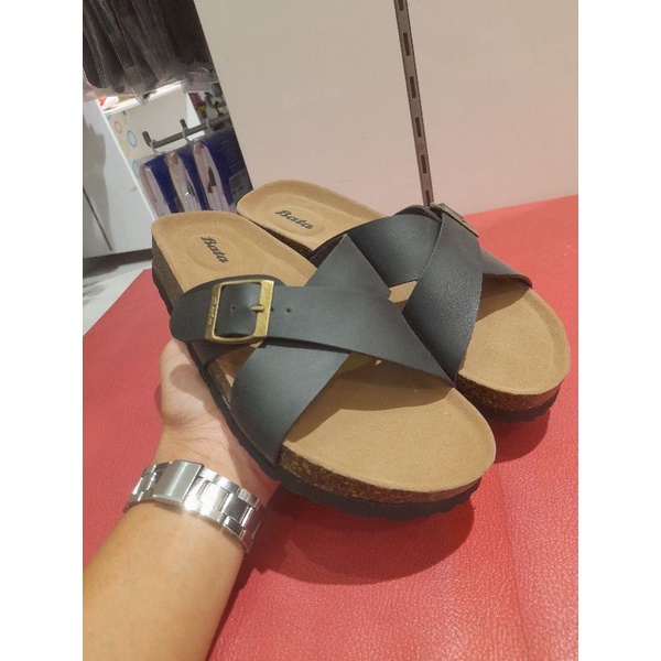 Jual Sandal Wanita Bata Black Slide 36 sd 40 | Shopee Indonesia