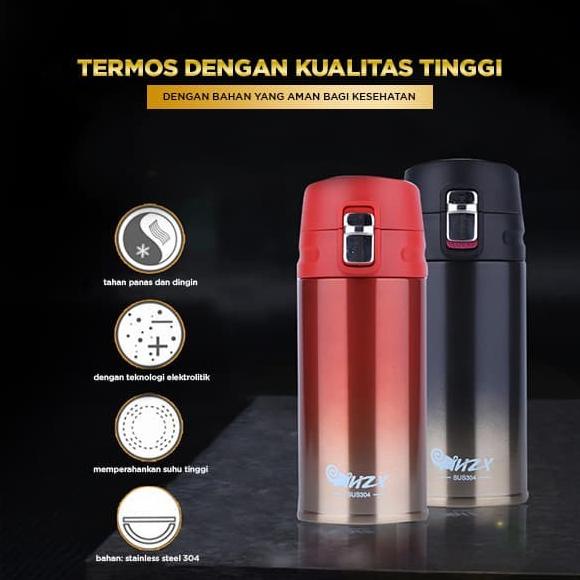 Jual Harga Murah Botol Air Minum Termos 500 Ml (Black Gold / Pink Gold ...