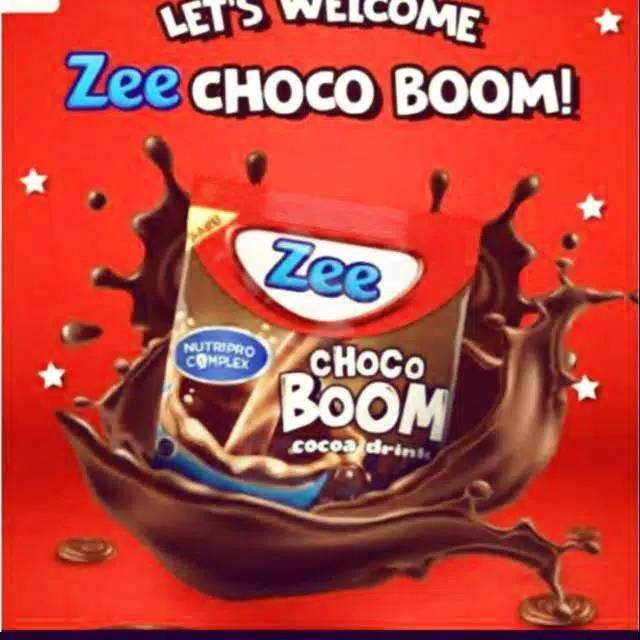 Jual Zee Choco Boom Cocoa Drink pack isi 4 sachet | Shopee Indonesia