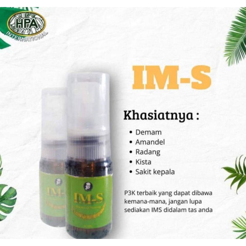 Jual IMS spray HPA 10 ml - sambiloto spray sebagai antibiotik alami ...