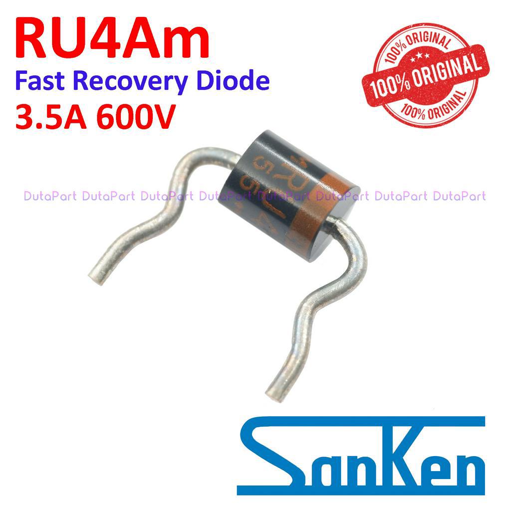 Jual RU4Am RU4A 3.5A 600V ORIGINAL SANKEN JAPAN Fast Recovery Diode ...