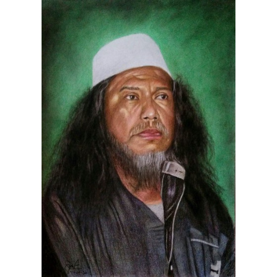 Jual KH Maksum jauhari poster + bingkai 35×53cm | Shopee Indonesia