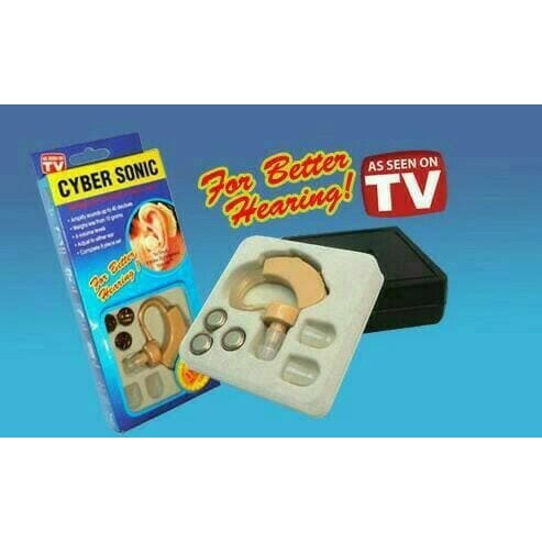 Jual Hearing Aid Cyber Sonic / Alat Bantu Dengar BTE / Wireless ...