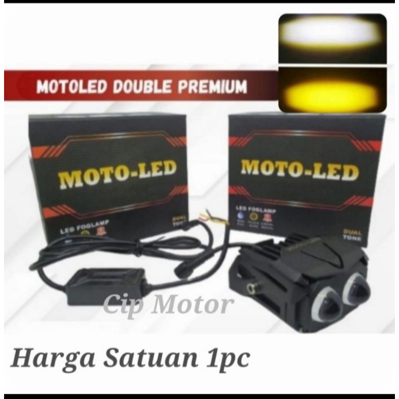 Jual Lampu D2 Laser Motoled Double Premium Putih Kuning | Shopee Indonesia