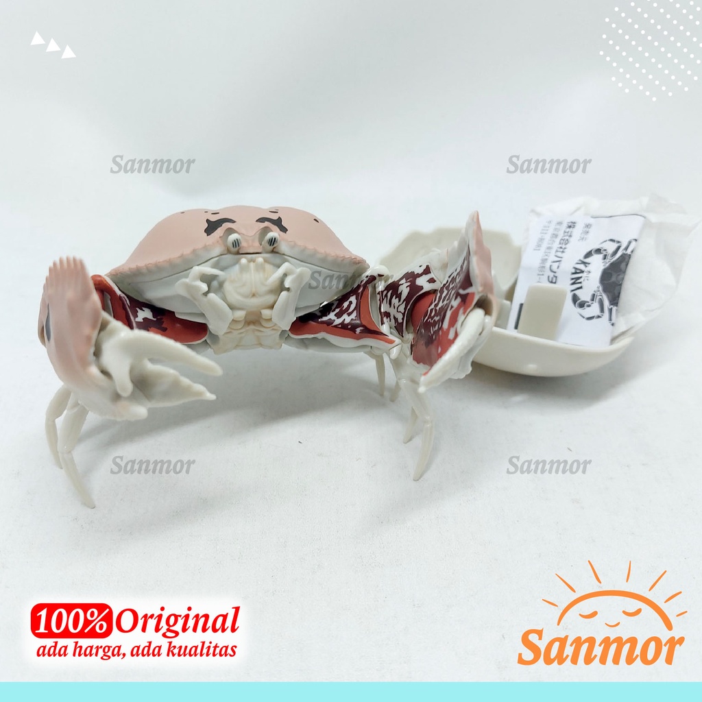 Jual Gachapon Gashapon BANDAI Dango Mushi Kani Kepiting Box Crab ...