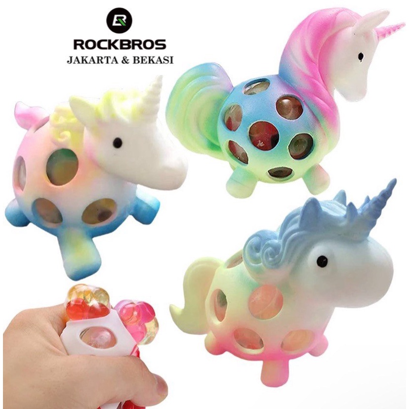 Jual Squishy Unicorn Stress Ball Mainan Anak Squeeze Pop It Fidget Toys ...