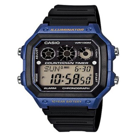 Jual Casio Digital World Time AE-1300WH-2A Original | Shopee Indonesia