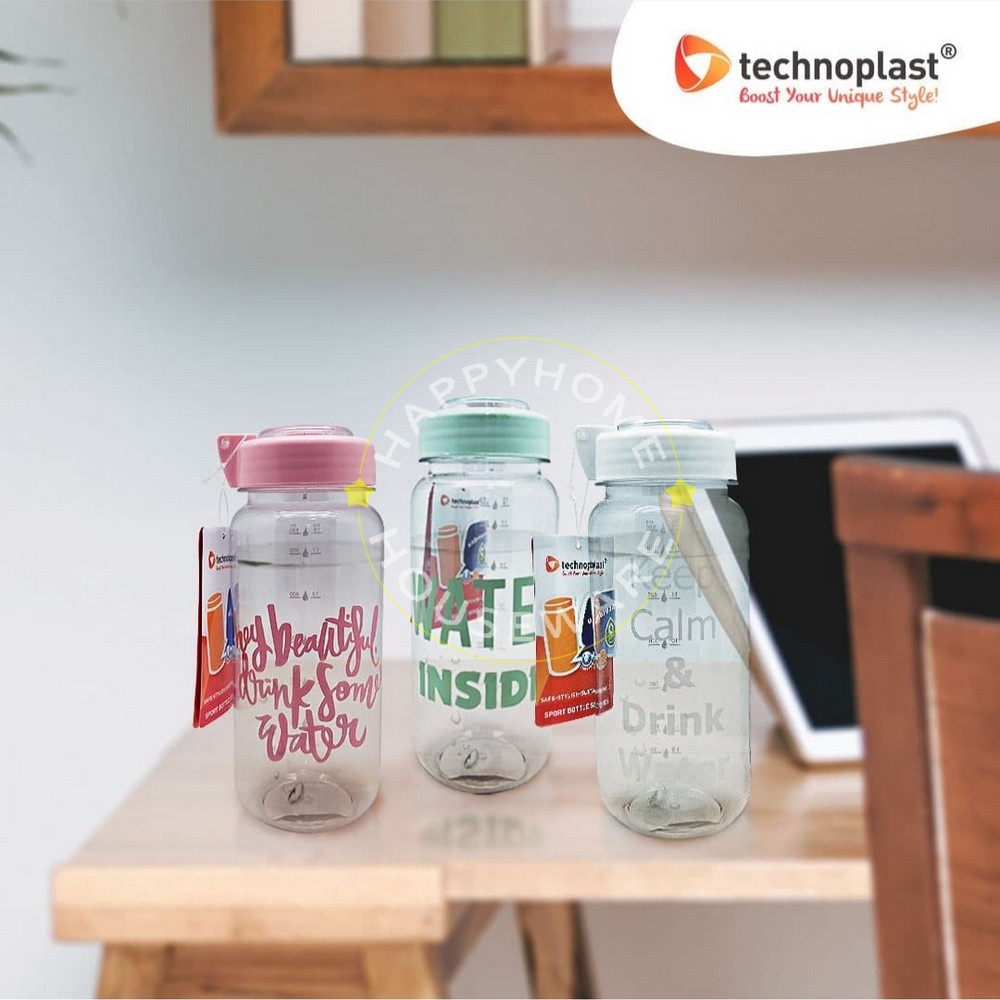 Jual TECHNOPLAST Quotes Sport Bottle / Botol Minum Kata-Kata Kreatif ...