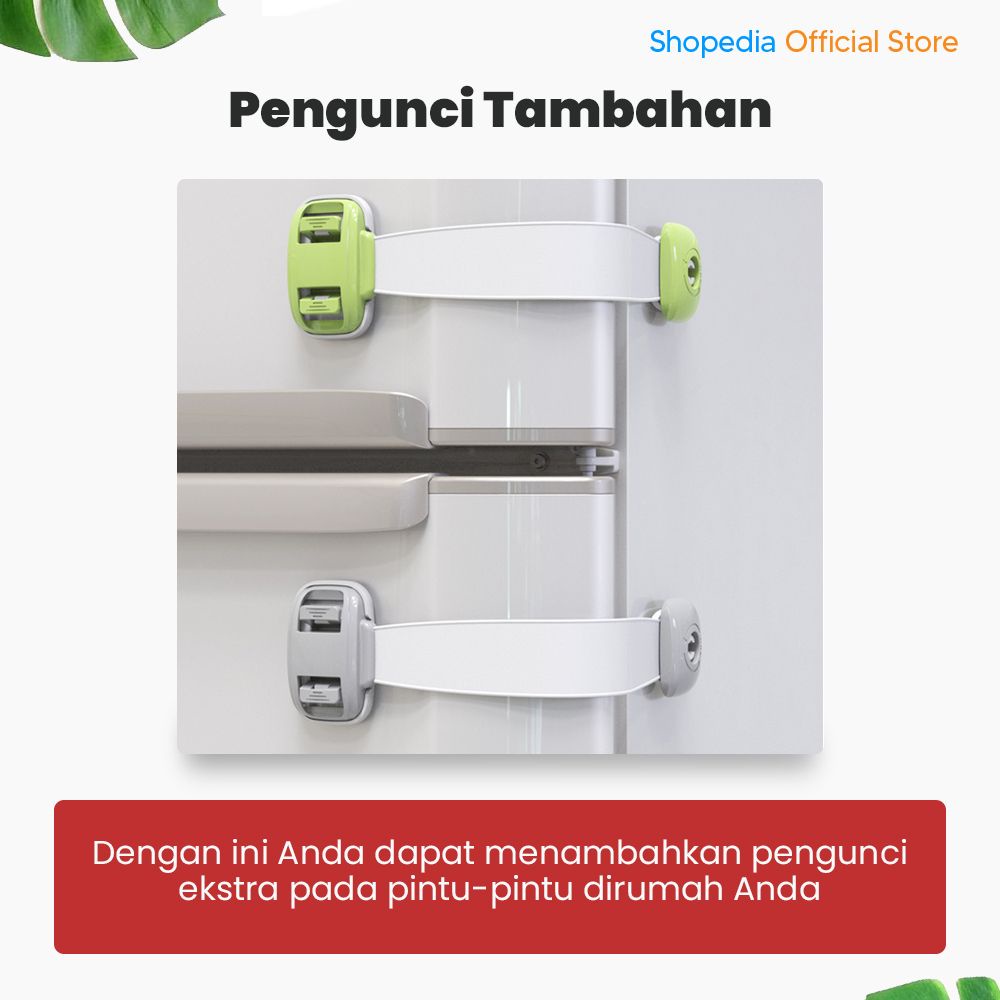 Jual Pengunci Lemari Safety Lock Kunci Kulkas Pintu | Shopee Indonesia
