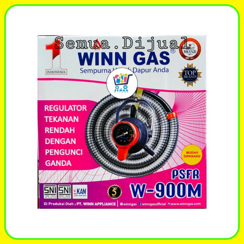 Jual Semua.dijual / REGULATOR KOMPOR GAS- PAKET SELANG WINN GAS W900 ...