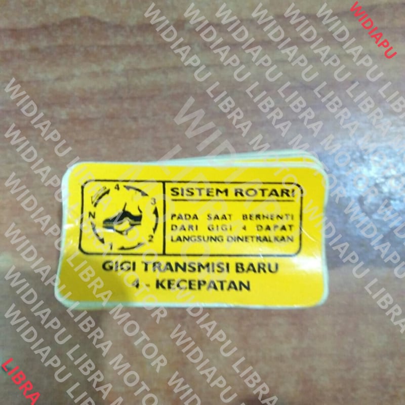 Jual (100% TOP ) STICKER STIKER LOGO EMBLEM TRANSMISI GIGI HONDA GRAND ...