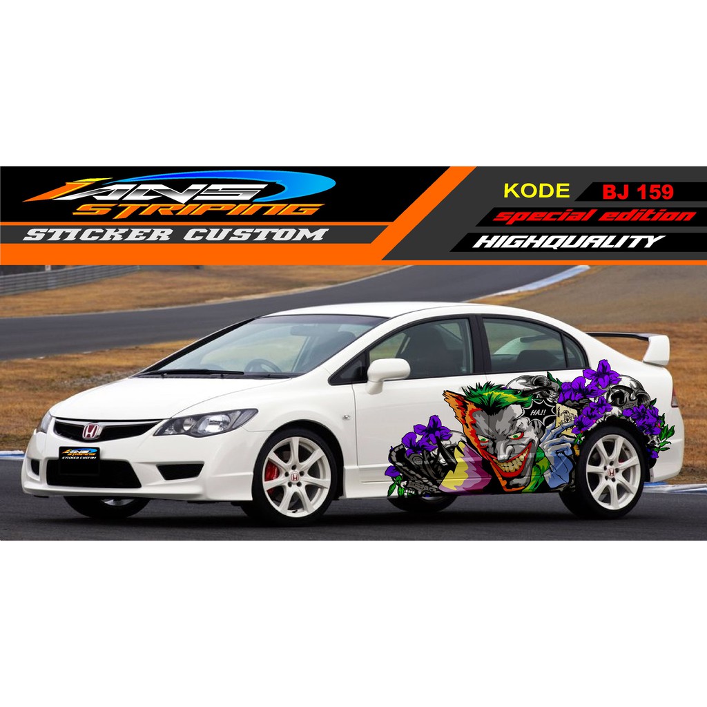 Jual DECAL STICKER MOBIL SEDAN CIVIC BMW TOYOTA TIMOR | Shopee Indonesia
