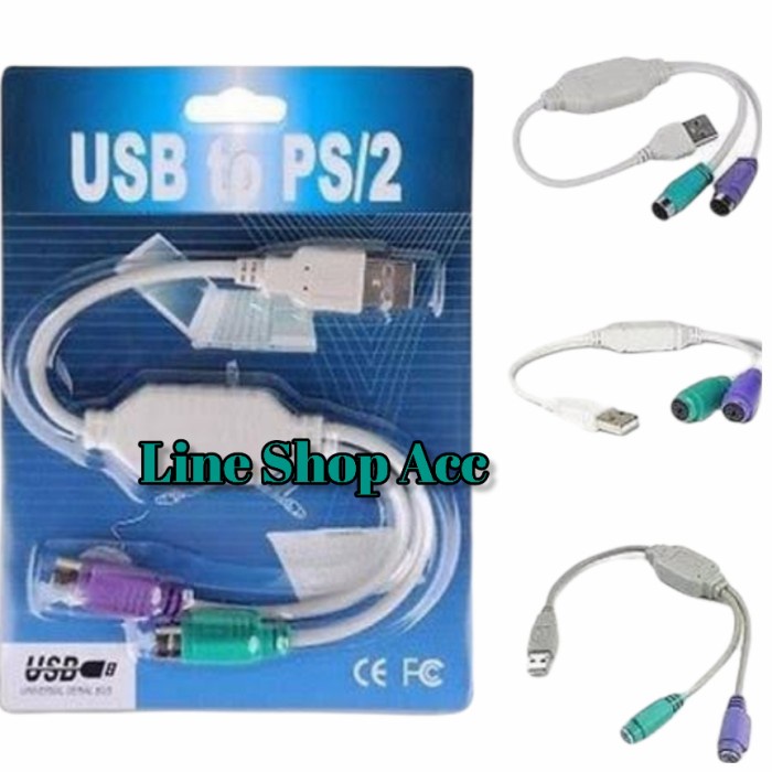 Jual Usb To Ps2 Adapter Converter Mouse Dan Keyboard | Shopee Indonesia