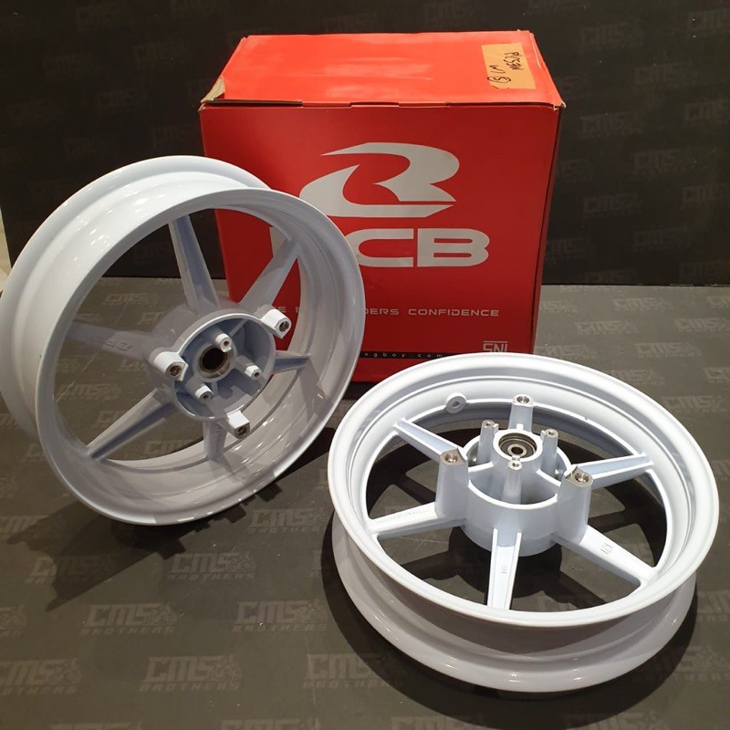 Jual Velg RCB Racing Boy Yamaha Nmax Palang 6 SP 811 Putih | Shopee ...