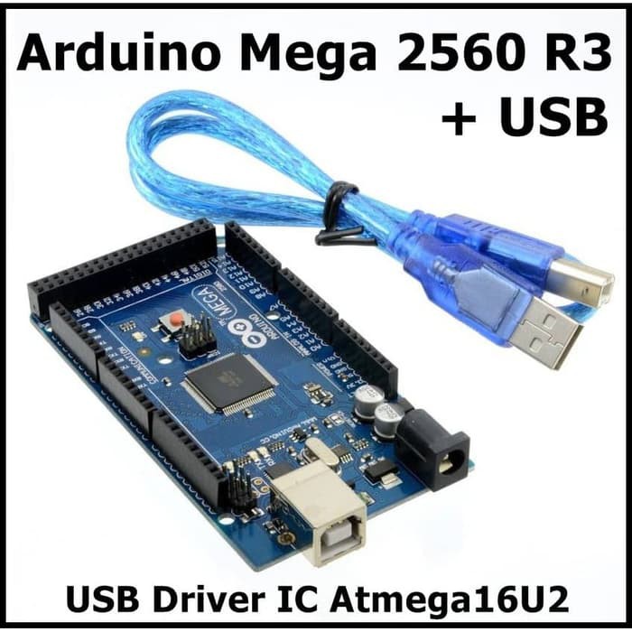 Jual Compatible Arduino Mega 2560 R3 16u2 + Kabel USB | Shopee Indonesia