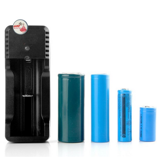 Jual Portable USB Charger Baterai 26650 1 Slot Universal 18650 18350 ...