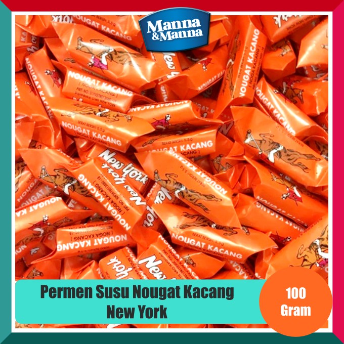Jual Permen Susu Nougat Kacang New York - 200 Gram | Shopee Indonesia