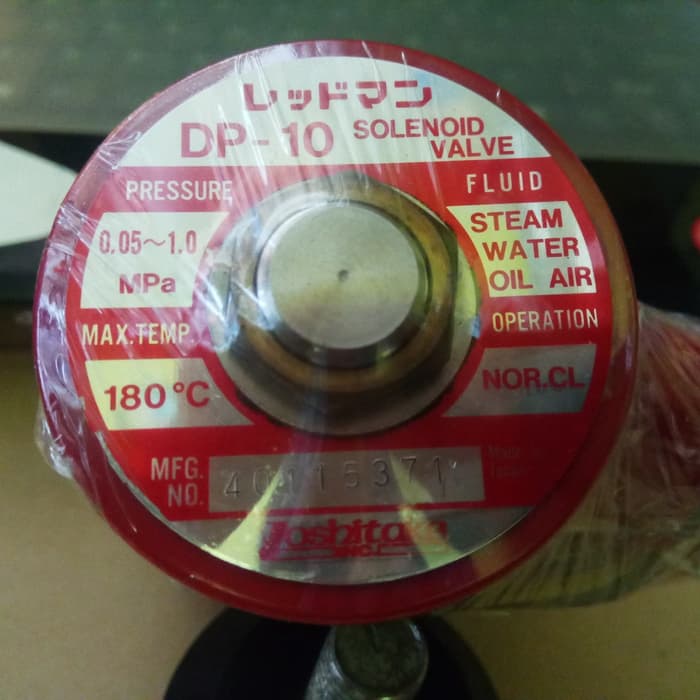 Jual SOLENOID VALVE YOSHITAKE TYPE : DP10 -20A (3/4") -220 VAC (JAPAN ...