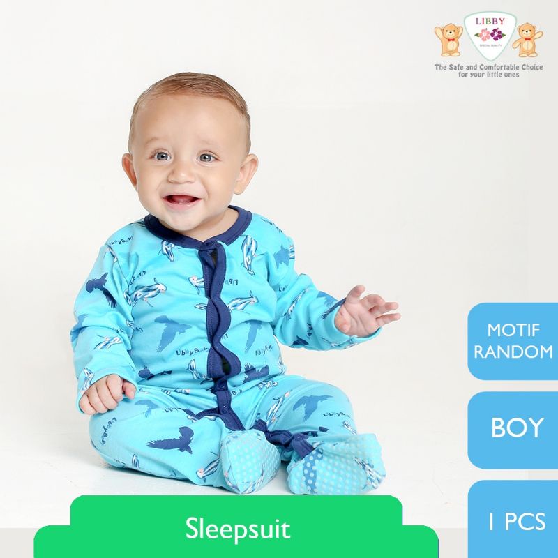 Jual LIBBY Sleepsuit Premium GIRL BOY (1pcs) | Shopee Indonesia