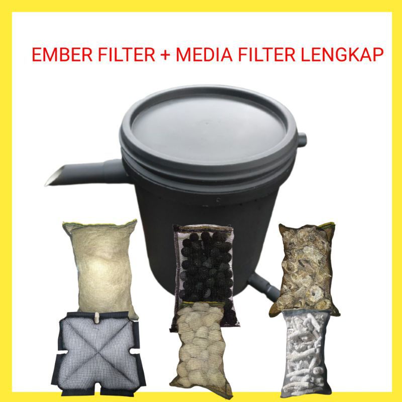 Jual ember filter kolam koi filter kolam water filter | Shopee Indonesia