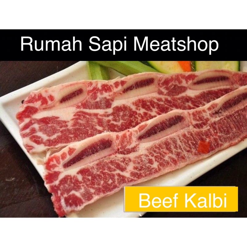 Jual IGA SAPI US CHUCK SHORT RIBS BONEIN BEEF KALBI / GALBI1cm 500GR ...