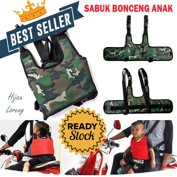 Jual Sabuk Bonceng Motor Anak Children Kids Safety Belt Gonceng Child ...