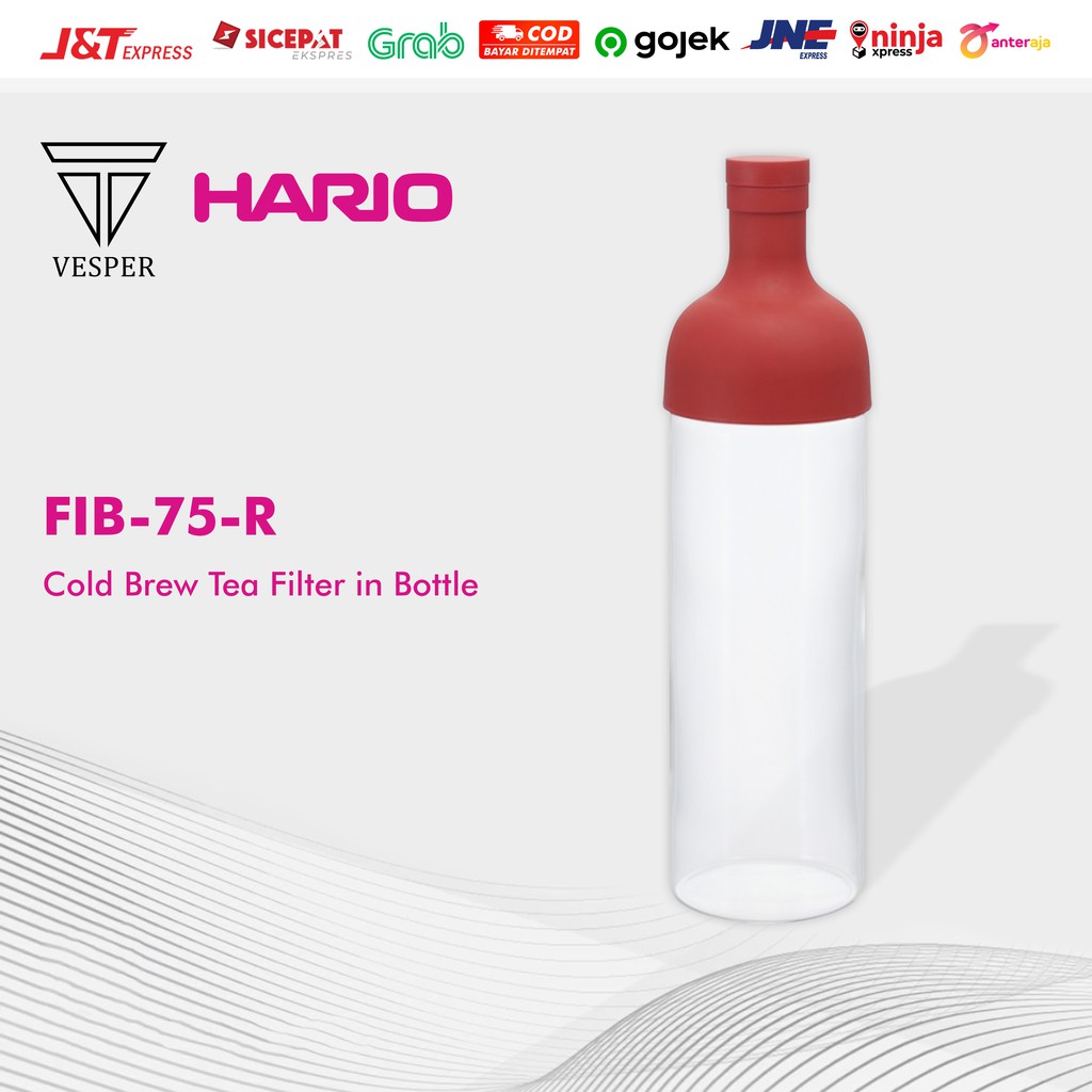 Jual Hario Cold Brew Tea Filter in Bottle FIB-75-R | Shopee Indonesia