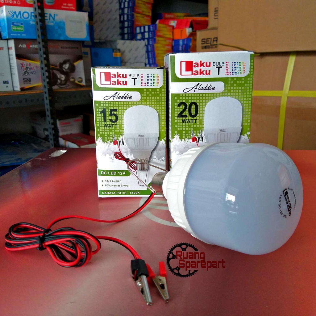 Jual LAMPU EMERGENCY AKI DC 12V LAKU-LAKU 20 WATT | Shopee Indonesia